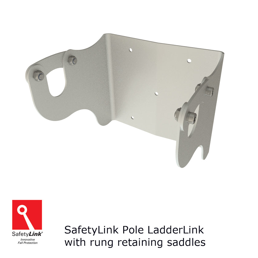 LadderLink - Ladder Pole Bracket - Pole Ladder Brace – heightsafety.com